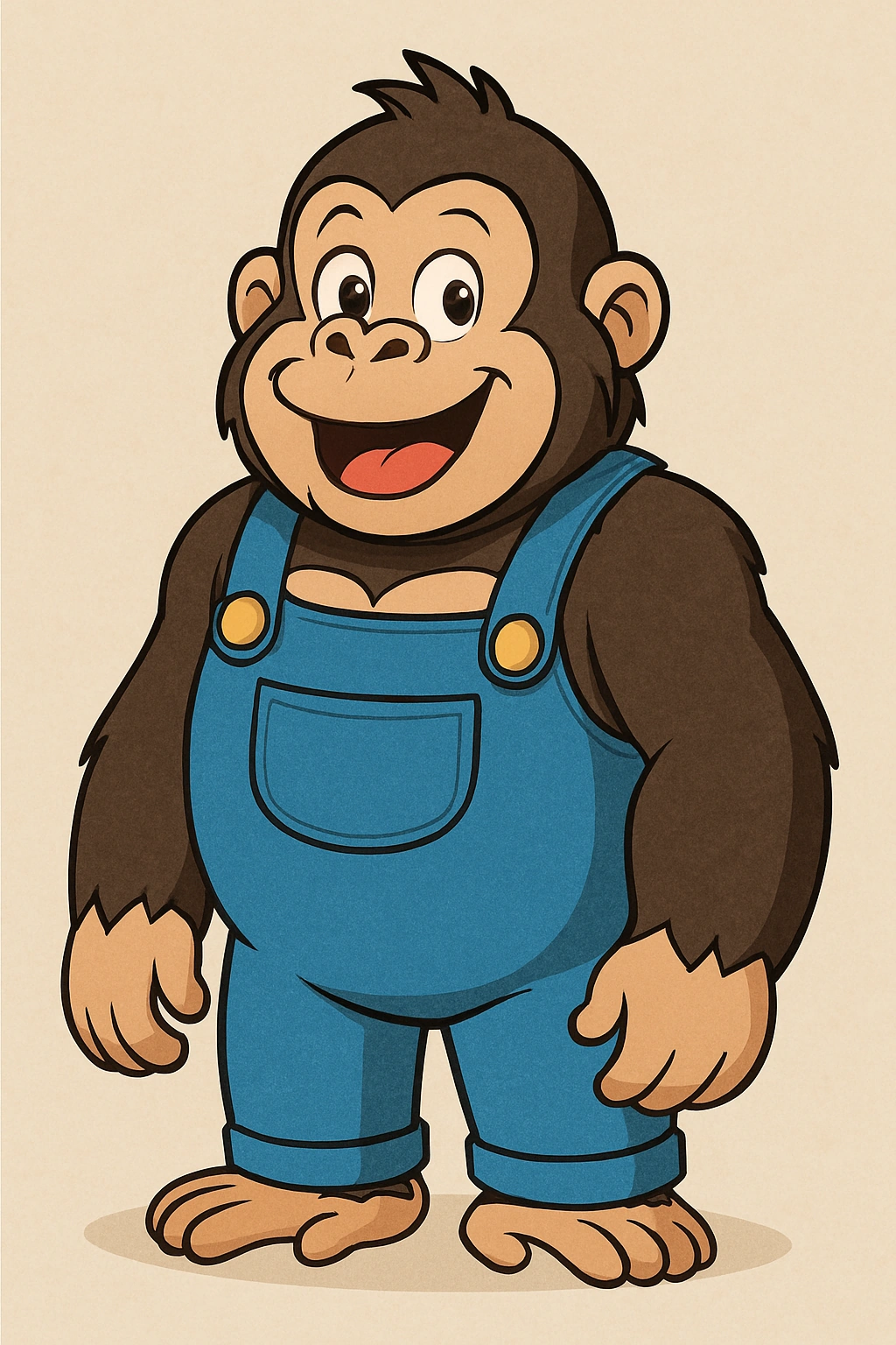 A Gorilla Wears Overalls (Copilot AI stuff) | Fan art Fun Wiki | Fandom