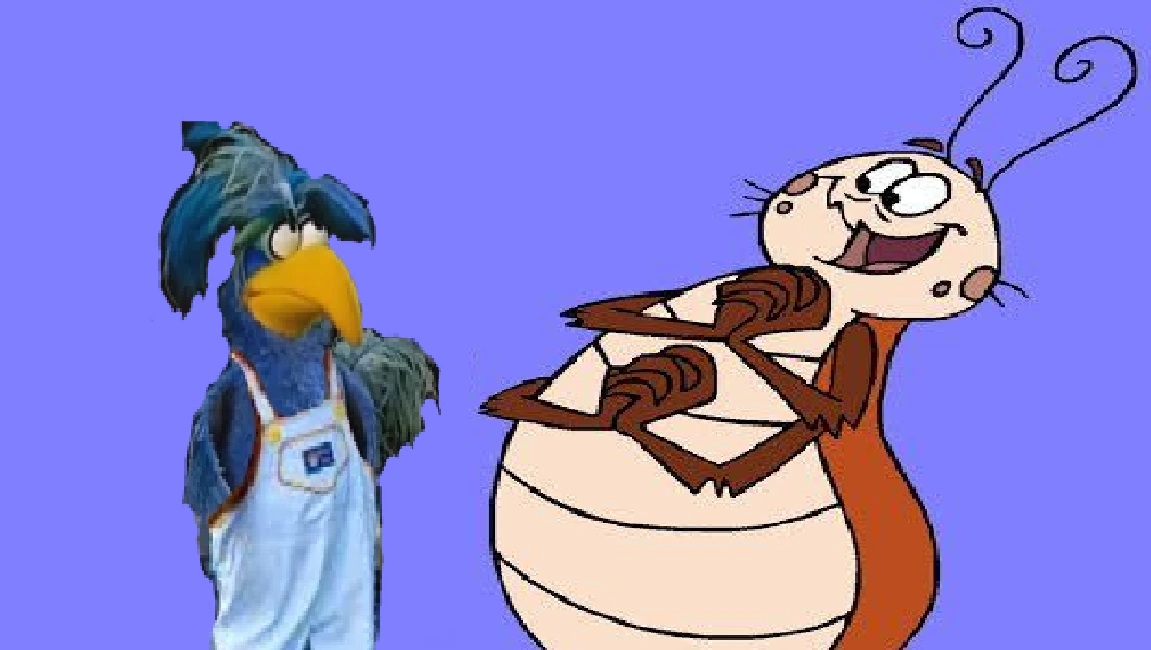 Mel Bird meets Rube Roach (Muppet Wiki stuff) | Fan art Fun Wiki | Fandom