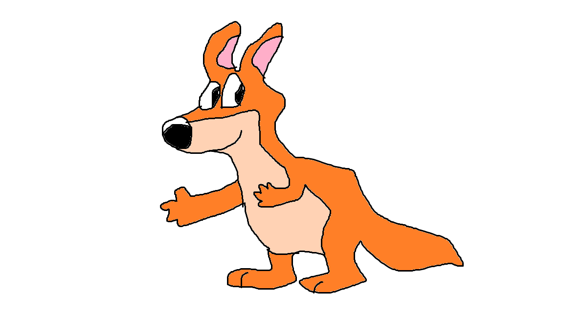 Kangaroo in Albert Uderzo style (DeviantArt stuff) | Fan art Fun Wiki ...