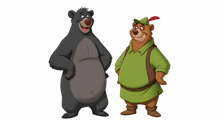 Baloo and Little John: the bear buddies by MaxietheFox2005 (DeviantArt ...