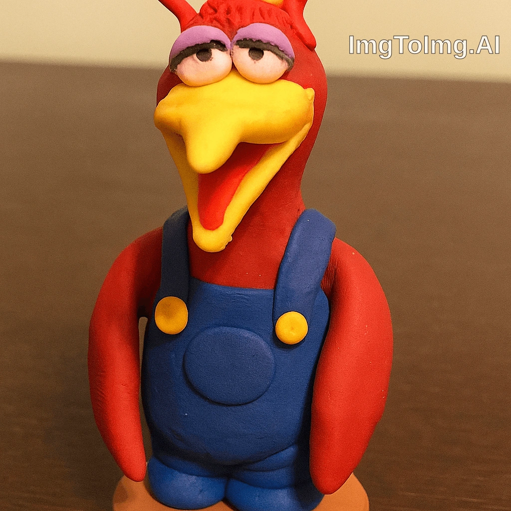 Clay Harvey Bird Wears Overalls V3 | Fan art Fun Wiki | Fandom