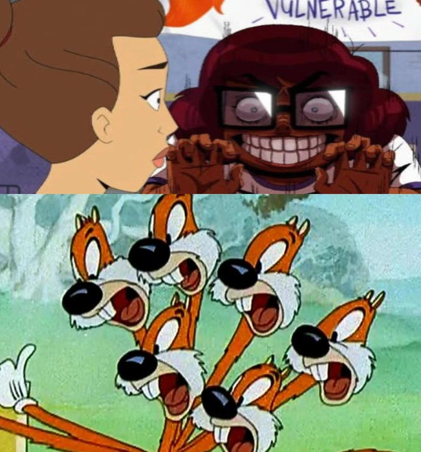 Screwy Squirrel is Scared of Scary Velma by MaxietheFox2005 (DeviantArt ...