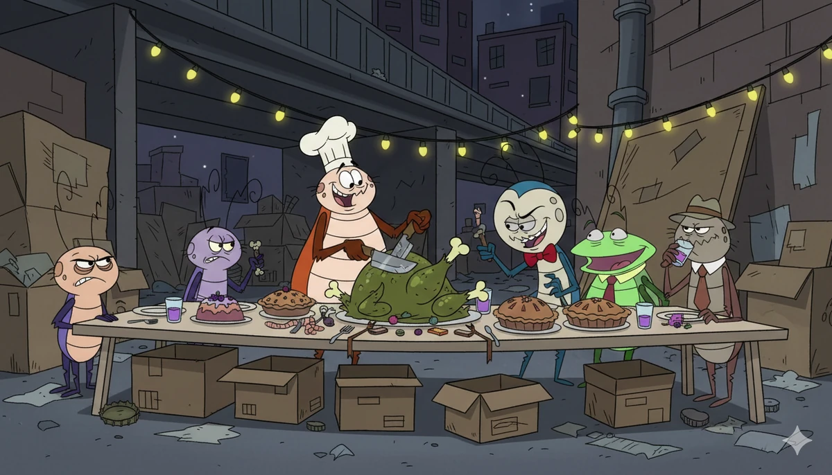 RoboRoach Characters's Thanksgiving feast (Gemini) | Fan art Fun Wiki ...