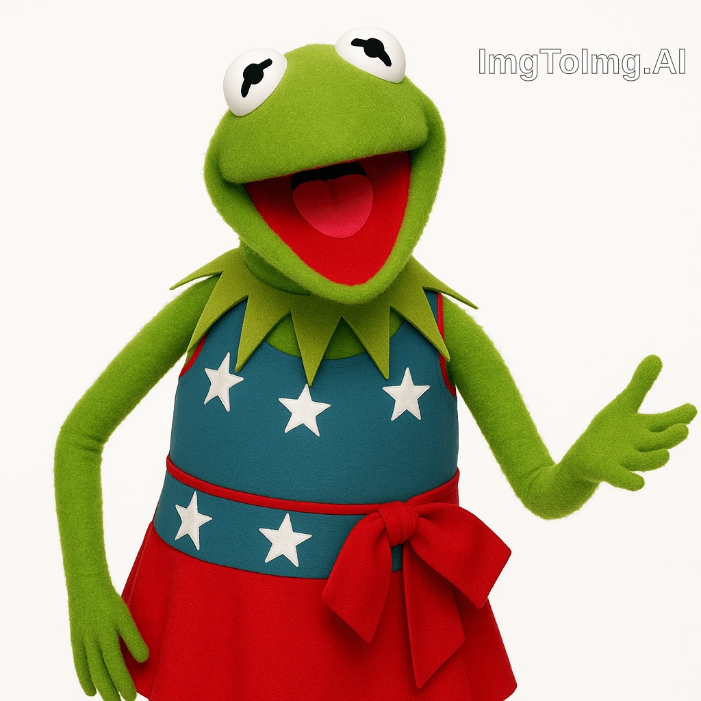 Kermit the Frog Wears A Capitol Fourth Shirt V2 | Fan art Fun Wiki | Fandom
