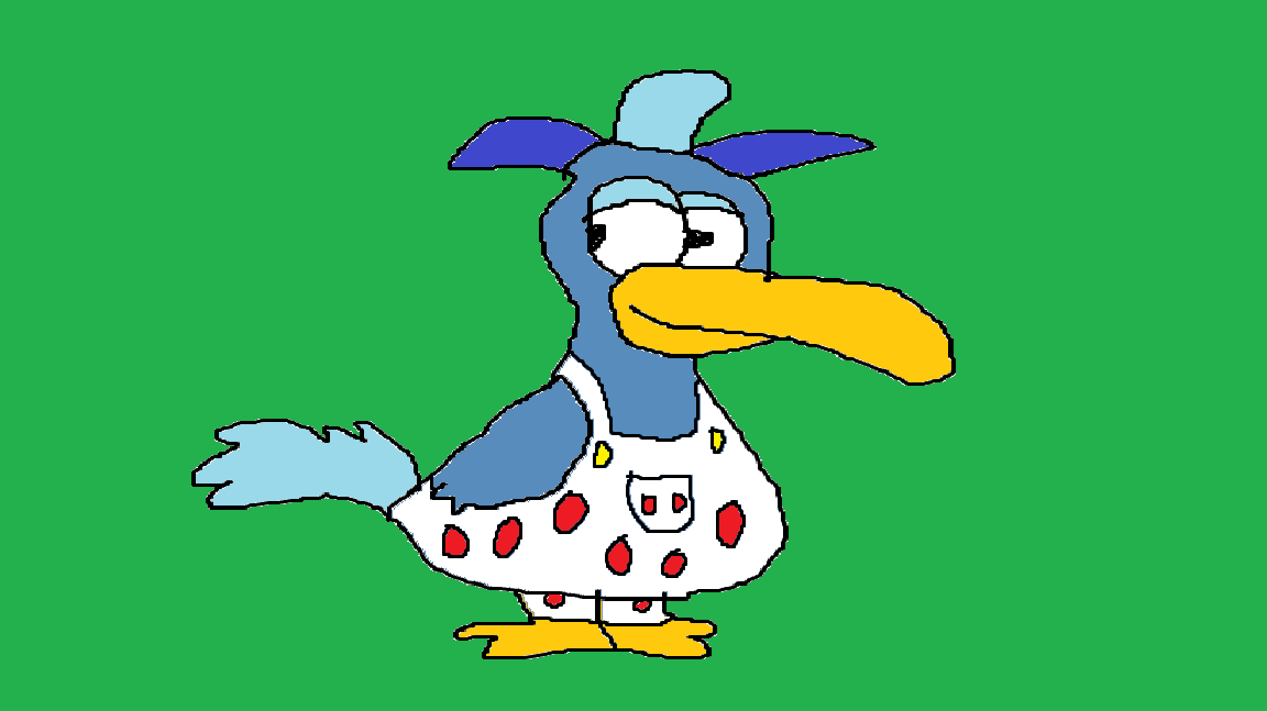 Mel Bird Wears Polka Dot Overalls by KawaiiStewie (DeviantArt stuff ...