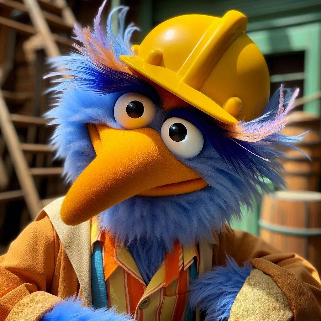 Mel Bird as Bob the Builder (AI stuff) | Fan art Fun Wiki | Fandom