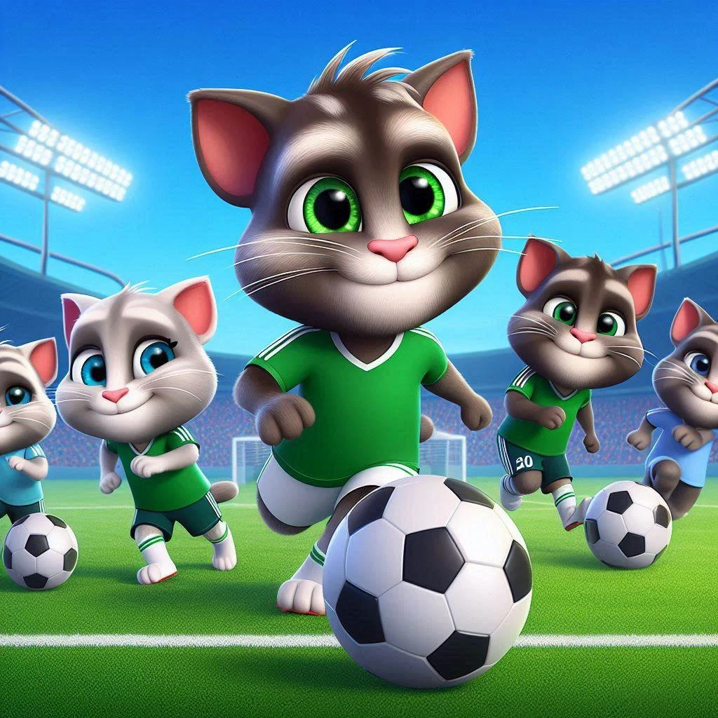 Talking Tom Plays Soccer (Bing AI Stuff) | Fan art Fun Wiki | Fandom