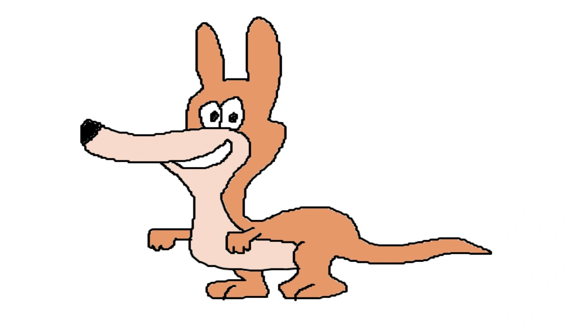Kangaroo in Sally Cruikshank style (DeviantArt stuff) | Fan art Fun ...