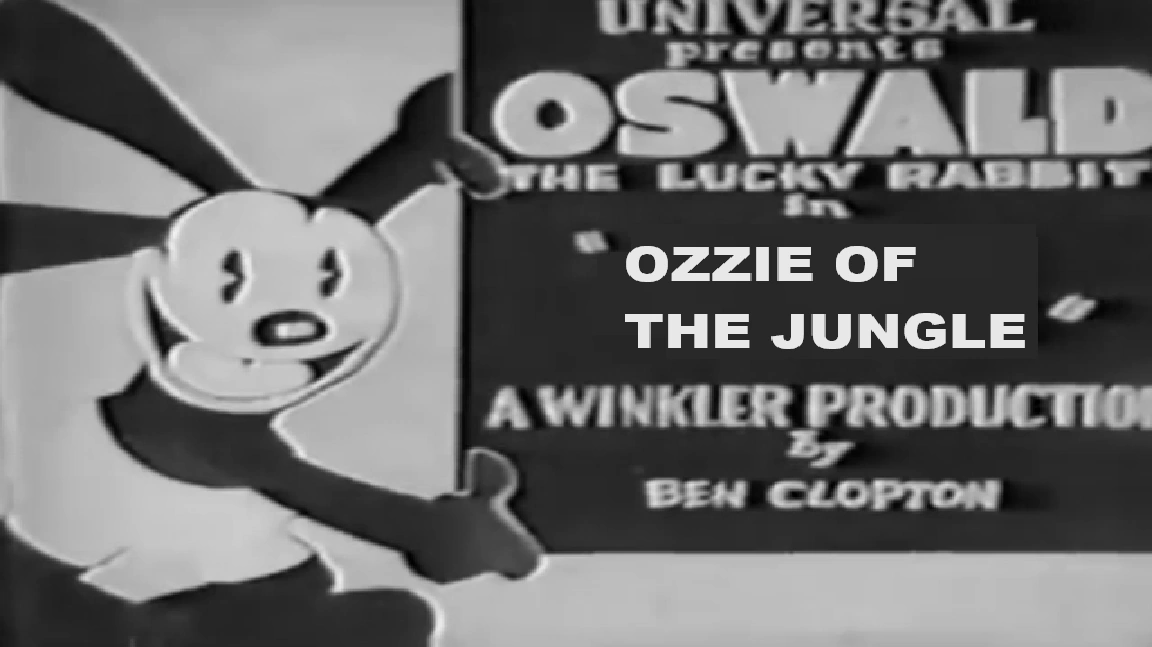 Oswald the Lucky Rabbit - Ozzie of the Jungle (1929) (Classic Cartoons ...