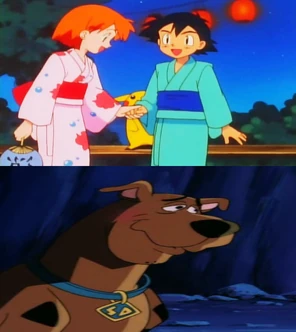 Scooby-Doo loves PokeShipping by MaxietheFox2005 (DeviantArt stuff) | Fan art Fun Wiki | Fandom