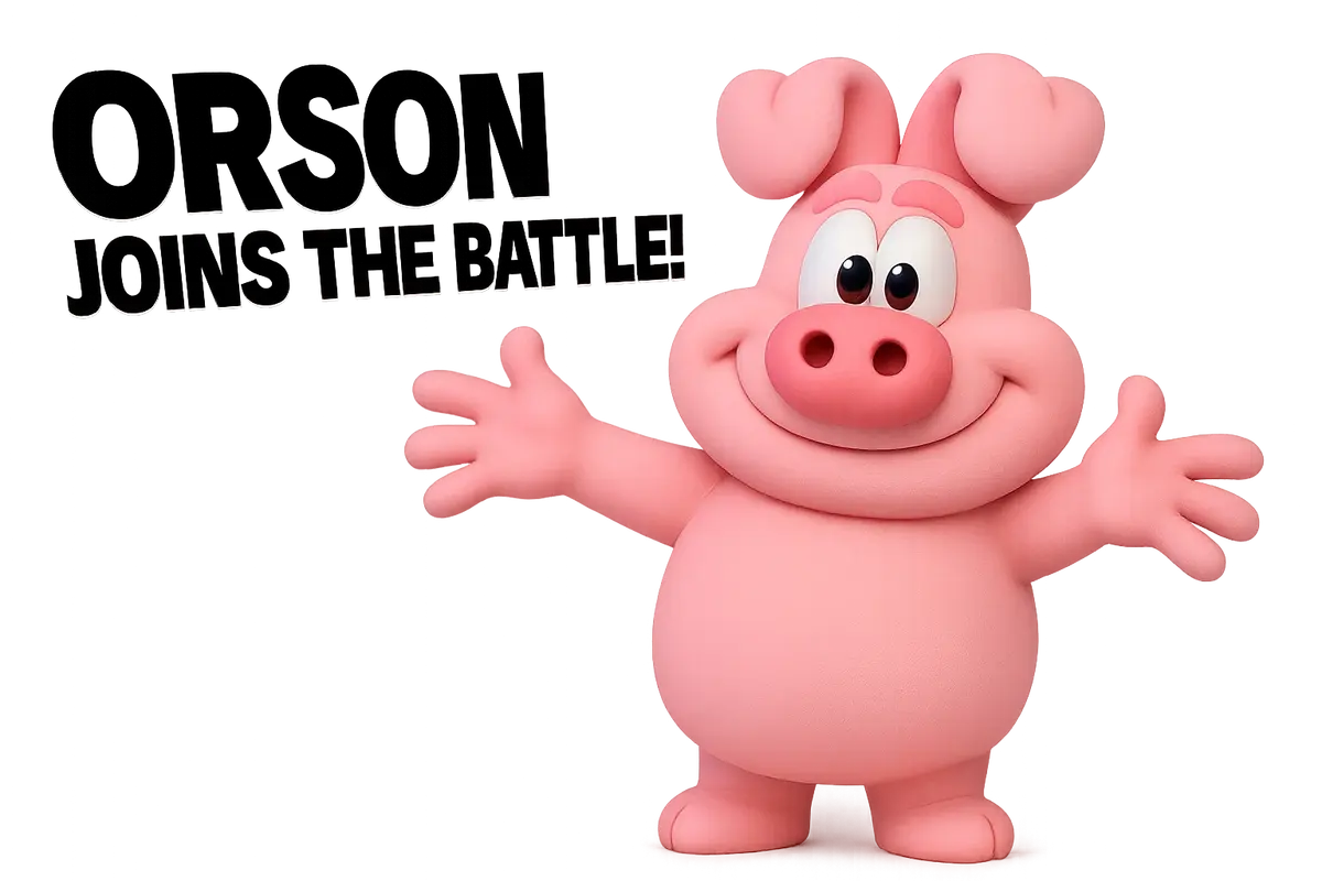 Orson Pig Joins the Battle! by mnwachukwu16 (DeviantArt stuff) | Fan art Fun Wiki | Fandom