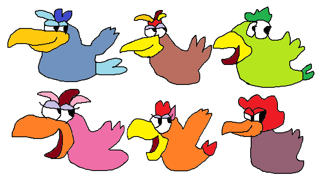 The Muppet Birds in BabyFirstTV's style By JustinandDennis (DeviantArt ...