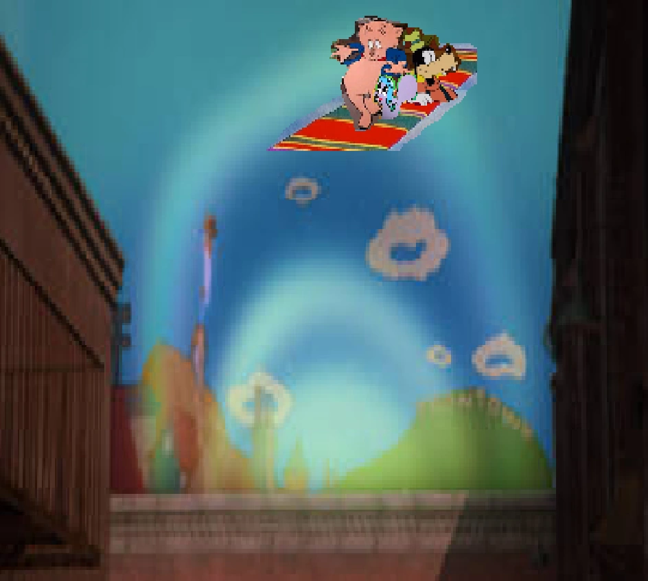 Who Framed Roger Rabbit in Toontown at Acme Warehouse Scene 3 by ...