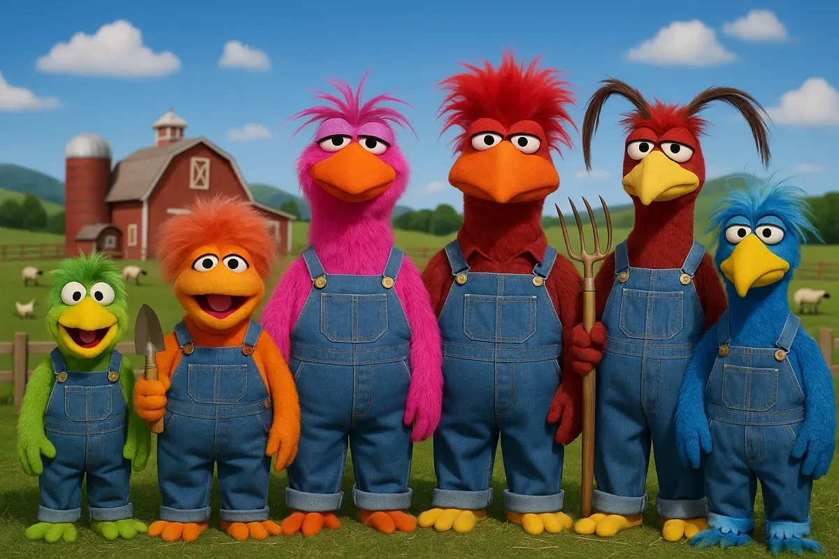 The Muppet Birds on the Farm (AI stuff, OUACH) | Fan art Fun Wiki | Fandom