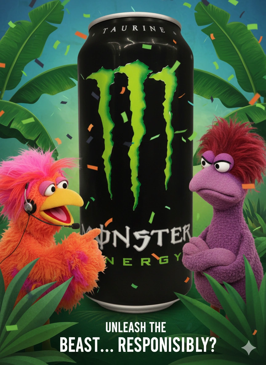 Monster Energy Commercial - Doris and Duke (Muppet Wiki stuff) | Fan ...