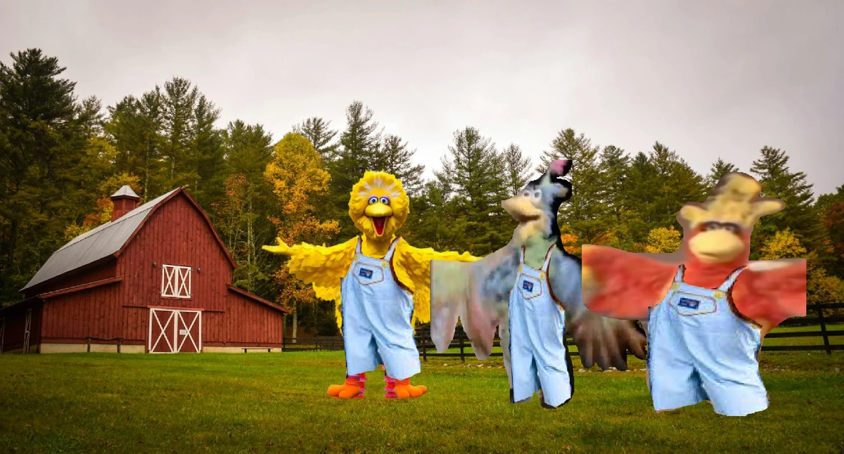 The Big Muppet Birds on the Farm | Fan art Fun Wiki | Fandom
