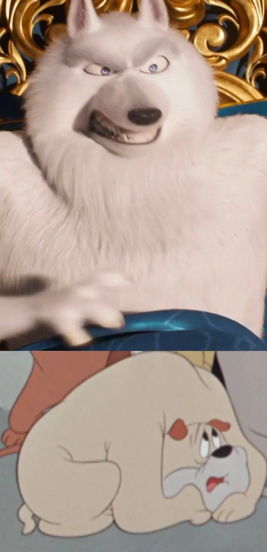 Butch Dog is scared of Jimmy Crystal by MaxietheFox2005 (DeviantArt ...