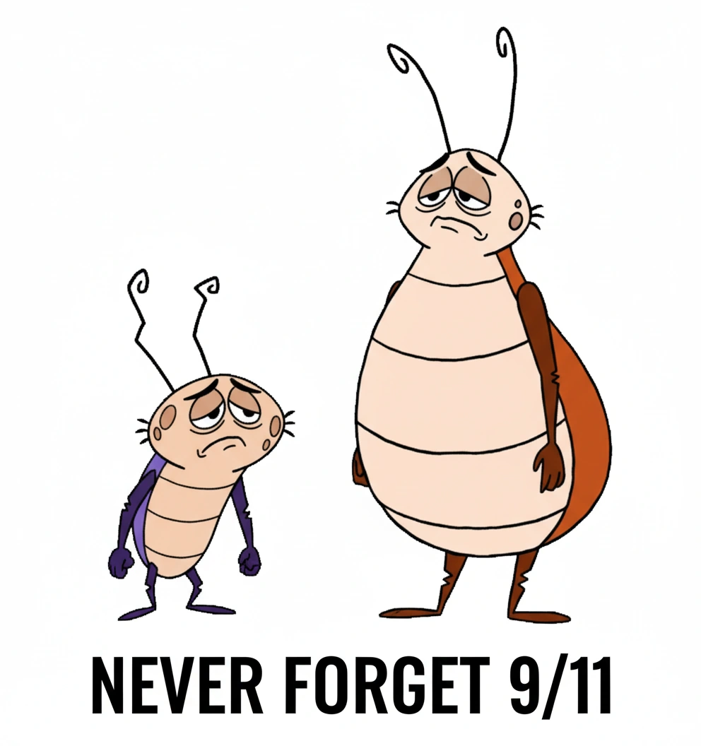 Rube Roach and Reg Roach Never Forget 9/11 | Fan art Fun Wiki | Fandom