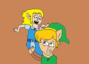 Quentin Tracy "RT" 1986 - Modern UPA styled Link and Zelda (Twitter ...