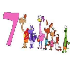 Cartoons Numbers : Seven by SidabaTheToonLord (DeviantArt stuff) | Fan ...