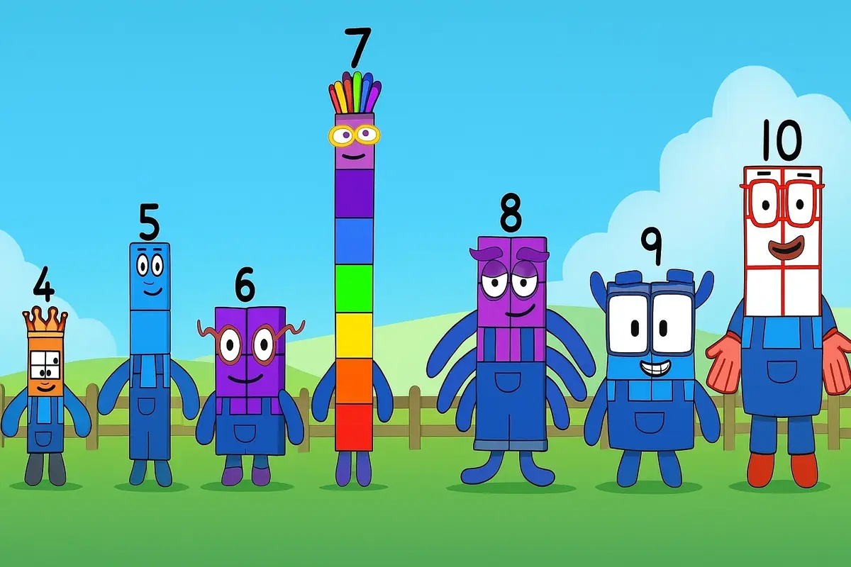 Numberblocks on the Farm (AI stuff, OUACH) | Fan art Fun Wiki | Fandom