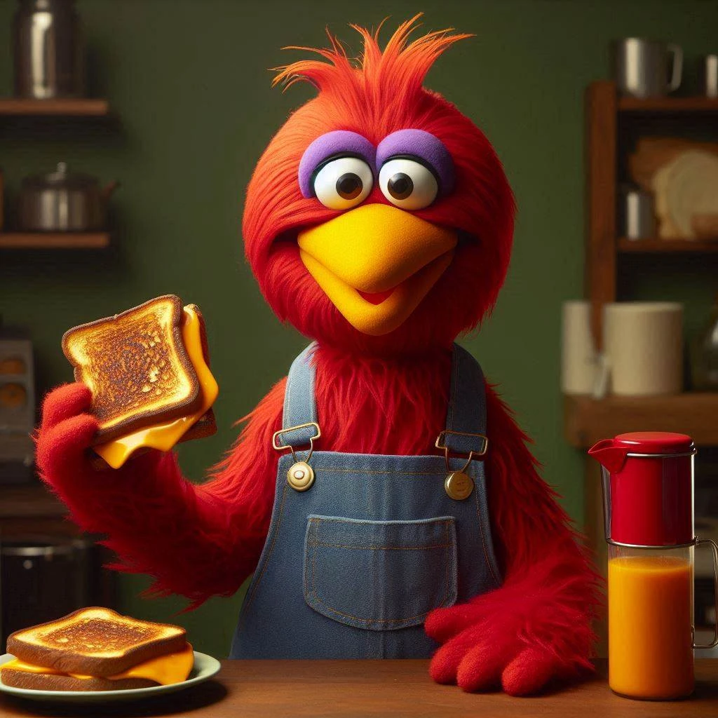 The Same Photo While I Eat Grilled Cheese Harvey Bird (from Bing Image ...