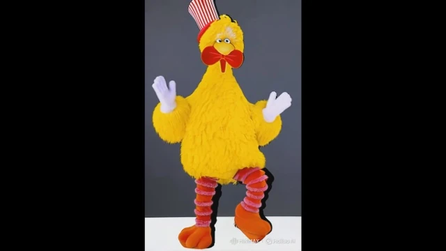 Big Bird Dressed as The Cat in the Hat | Fan art Fun Wiki | Fandom