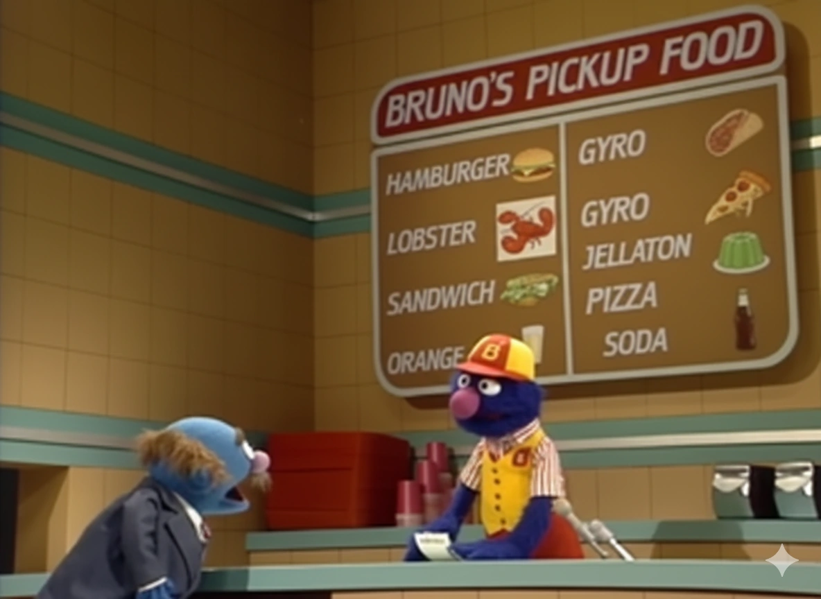 Classic Sesame Street - Bruno's Pickup Food (Muppet Wiki stuff) | Fan ...