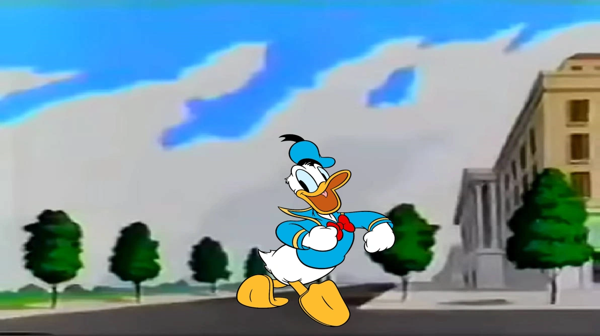 Donald Duck walking in the city by joseluislobatohumane (DeviantArt ...