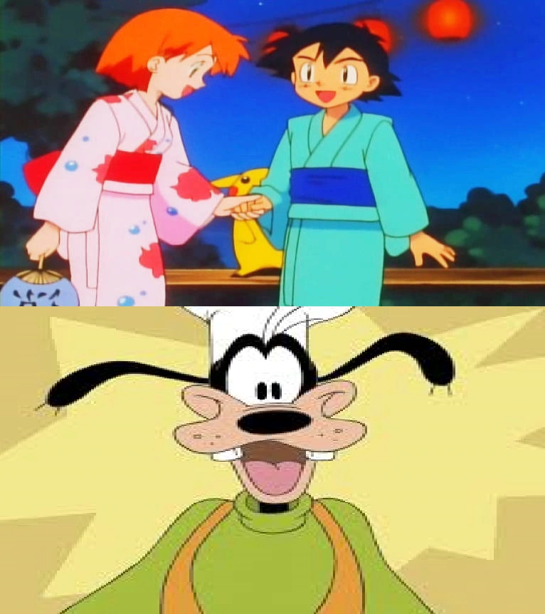 Goofy loves PokeShipping by MaxietheFox2005 (DeviantArt stuff) | Fan art Fun Wiki | Fandom