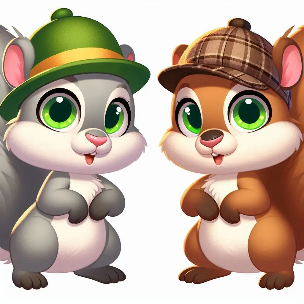 Slappy Squirrel and Skippy Squirrel (Bing AI) by mnwachukwu16 (DeviantArt stuff) | Fan art Fun ...