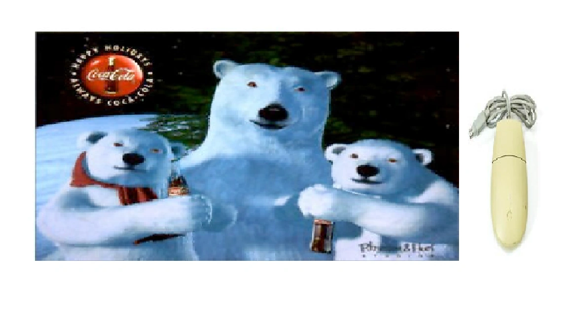 COCA-COLA Polar Bears - Cubs Day Out (Coke, Mouse Pad, Apple Computer ...