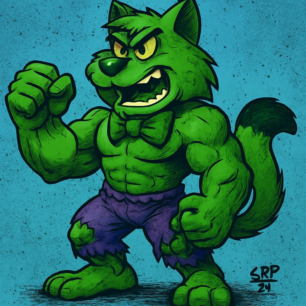 Hulk Mr. Hubert (Billy the Cat) (Copilot Al) | Fan art Fun Wiki | Fandom
