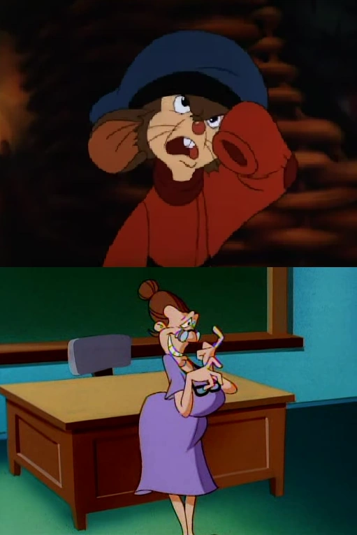 Fievel Mousekewitz is Intimidating Ms. Flamiel by joseluislobatohumane ...