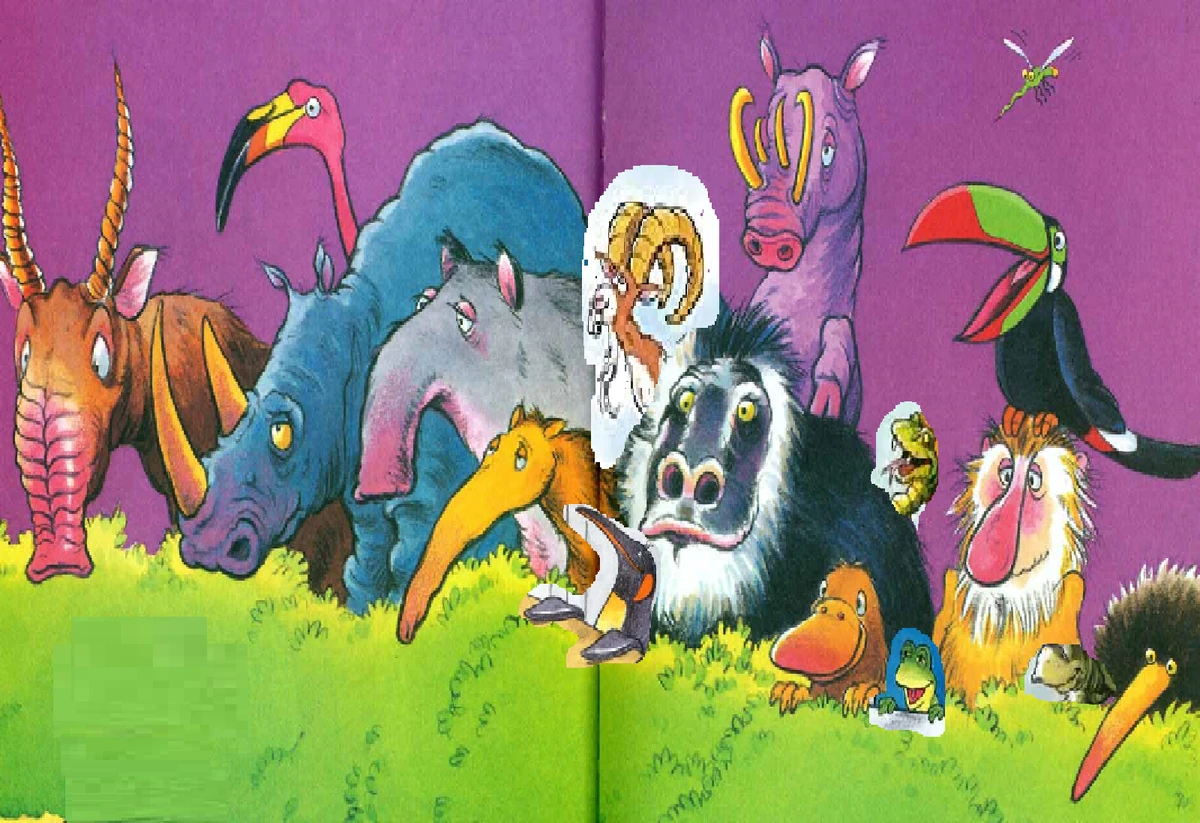 Joe Mathieu illustrations artwork design to Bill Peet (Children's book ...