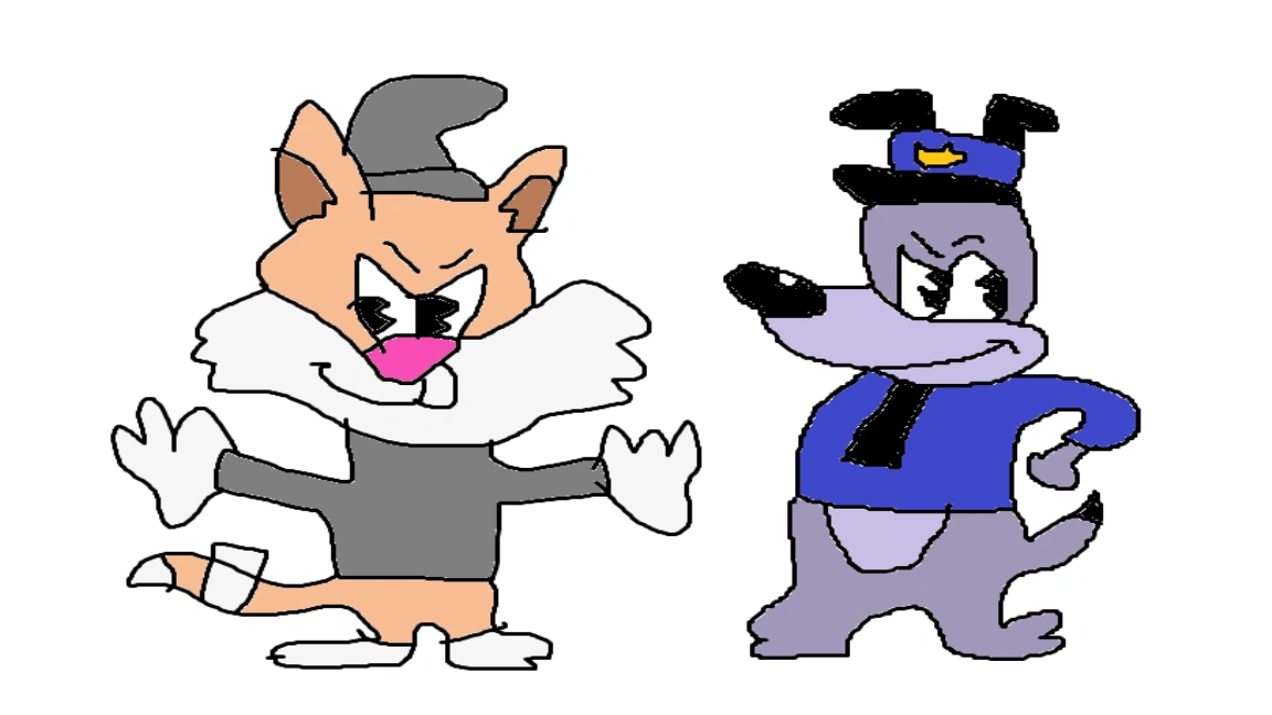 Rowdy and Peanut (Miki Muster style) (art STUFF) | Fan art Fun Wiki | Fandom