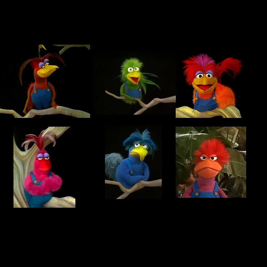 The Muppet Birds Overalls | Fan art Fun Wiki | Fandom