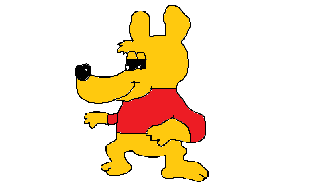 Winnie the Pooh in style of Junior Bear (Tex Avery) (art STUFF) | Fan ...