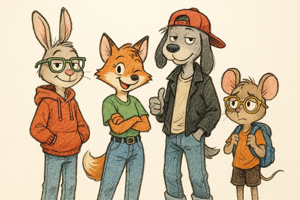 Animal teenagers (Copilot AI stuff) | Fan art Fun Wiki | Fandom