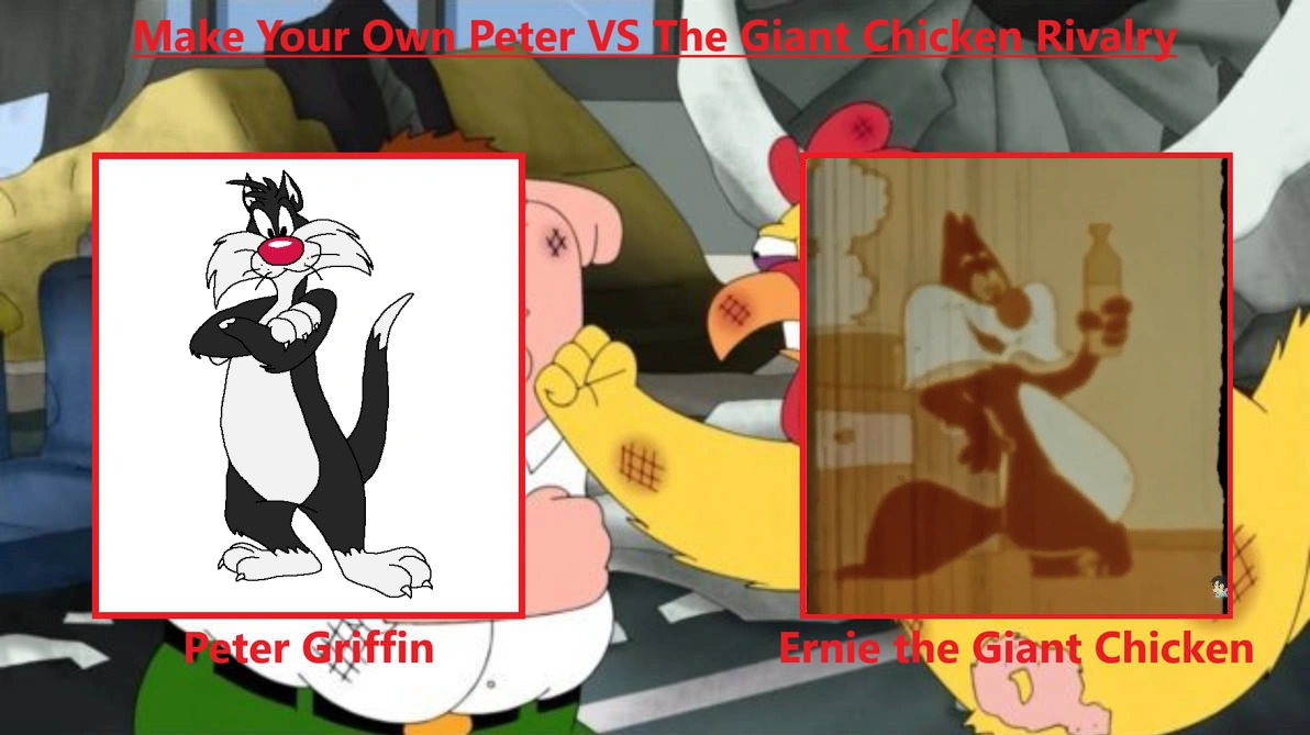 Peter and Chicken Fight: Sylvester the Cat vs. Gatto Evaristo by MaxietheFox2005 (DeviantArt ...