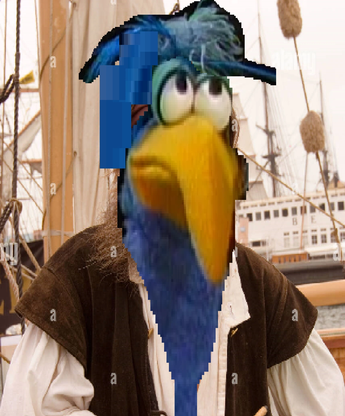 Mel Bird as a Swashbuckling Pirate | Fan art Fun Wiki | Fandom