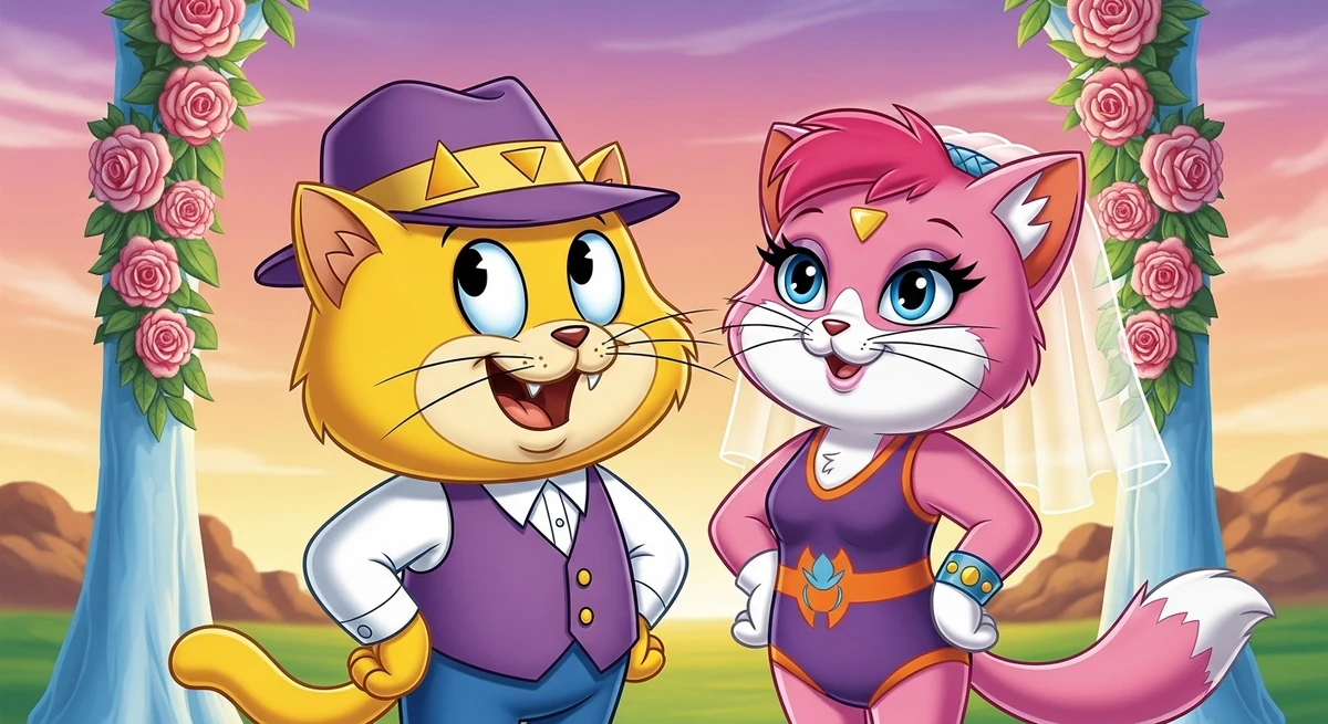 Top Cat and Kitty (Danger Rangers) married in wedding by ...