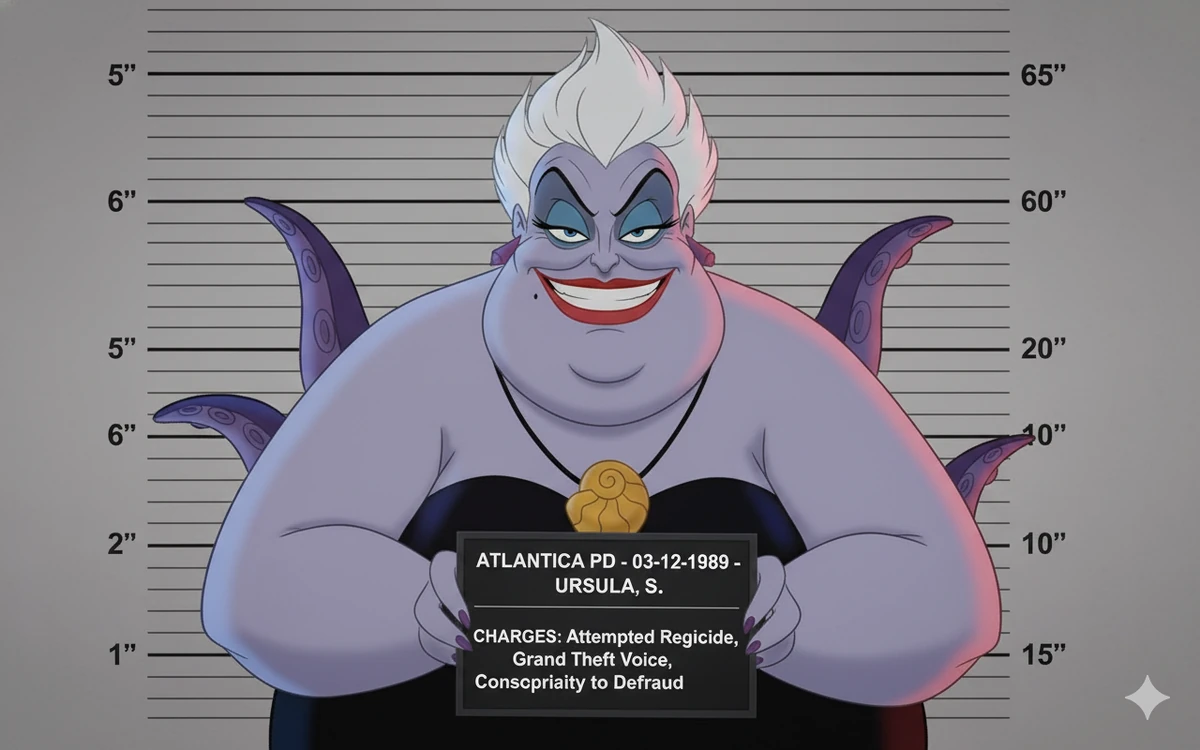 Ursula on the mugshot (Gemini) | Fan art Fun Wiki | Fandom