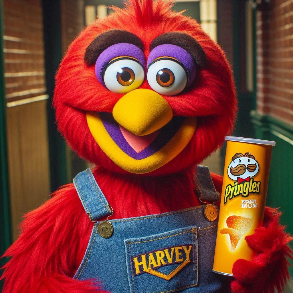 The Same Photo While I Eat Pringles Harvey Bird (from Bing Image ...