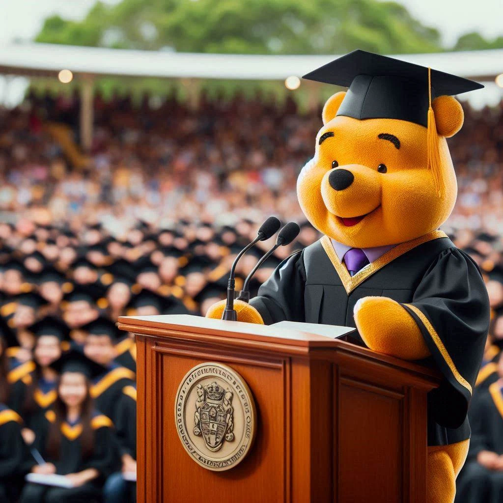 Winnie the Pooh's Graduation Speech (AI stuff) | Fan art Fun Wiki | Fandom