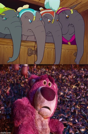 Circus Elephants (Dumbo) are angry at Lotso by MaxietheFox2005 ...