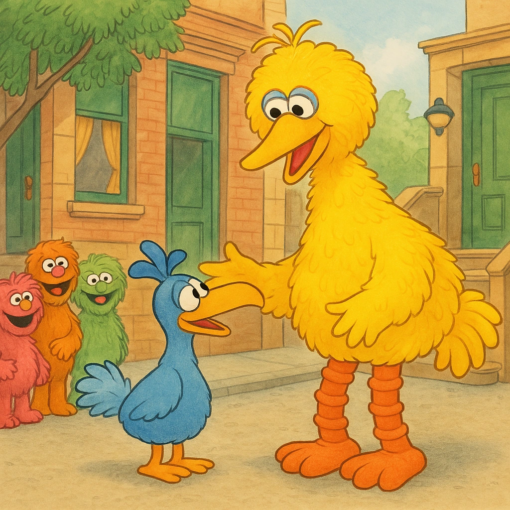 Big Bird and his best friend, Mel Bird by SidabatheToonLord (DeviantArt ...