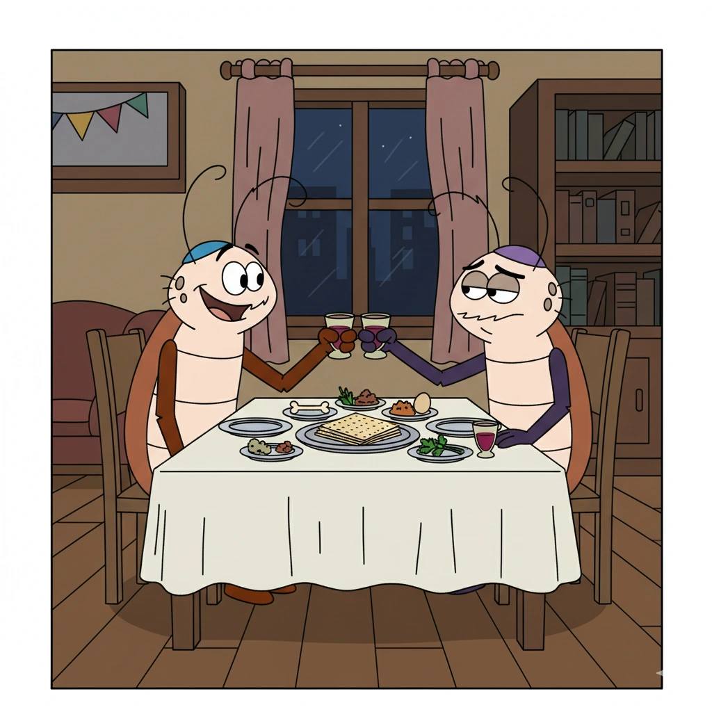 Rube Roach and Reg Roach are doing a pesach dinner at house (Gemini ...