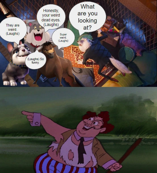 Mr. Snoops laughs at Jimmy's alternate defeat by MaxietheFox2005 ...