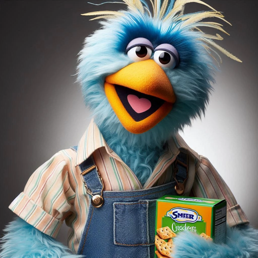 The Same Photo While I Eat Crackers Mel Bird (from Bing Image Creator ...